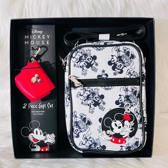 Disney | Accessories | Mickey Mouse Crossbody Bag And Tech Pouch | Poshmark